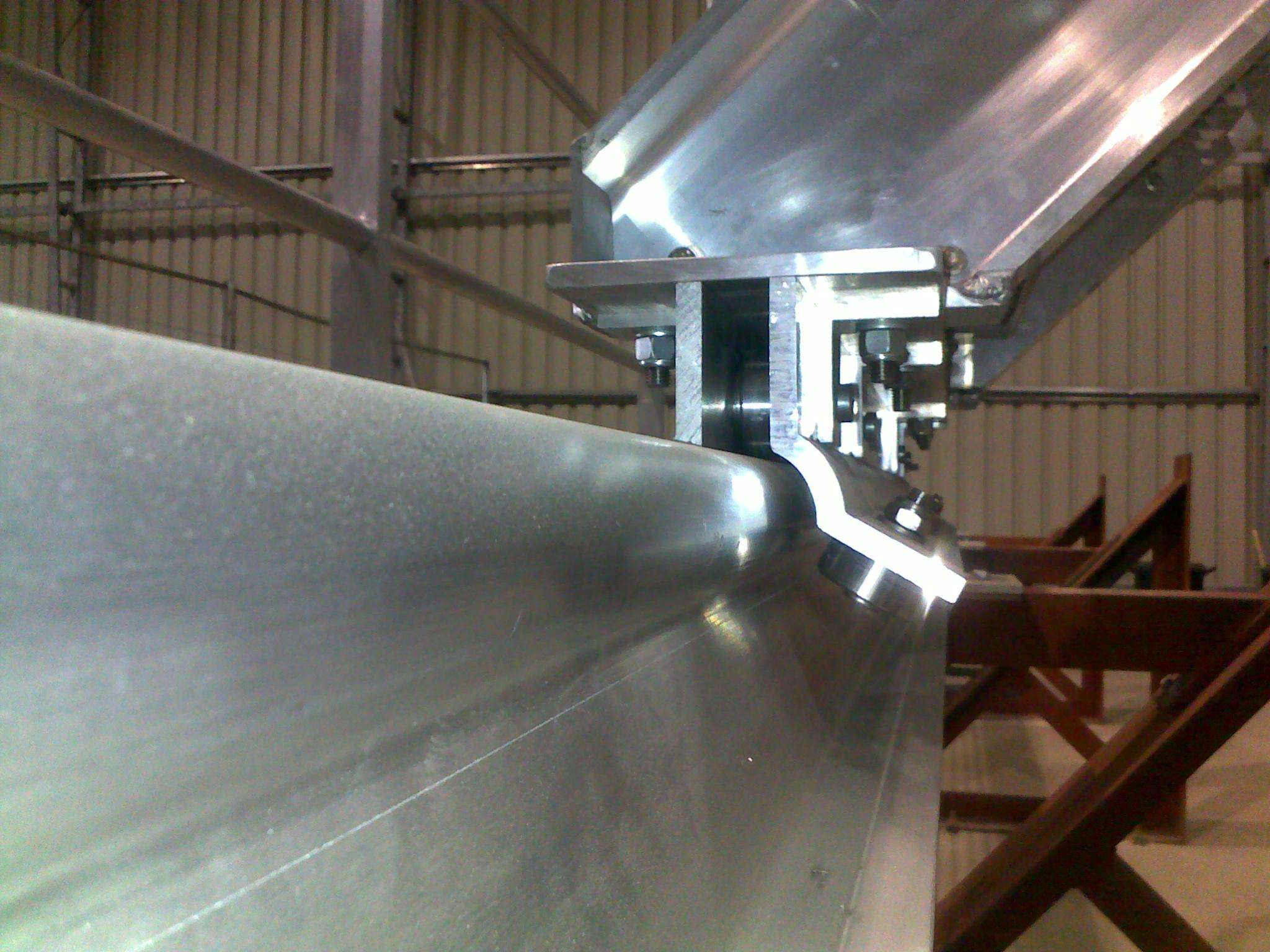 Jetty Access platform for steel repair